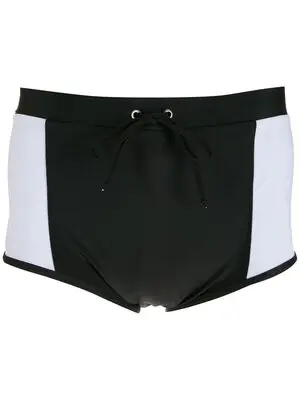 AMIR SLAMA Panel Swim Shorts - Black