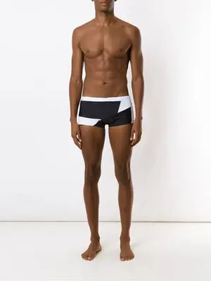 AMIR SLAMA Panelled Swimming Trunks
