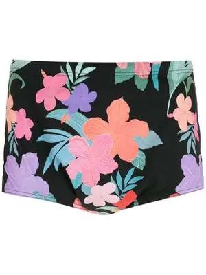 AMIR SLAMA Hibiscus Swimming Trunks