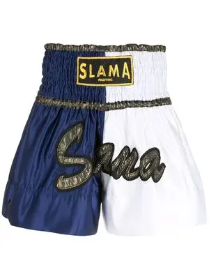 AMIR SLAMA Embroidery Luta Shorts