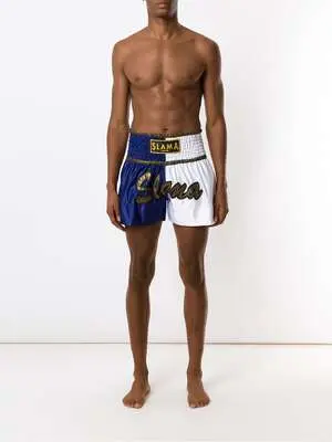 AMIR SLAMA Embroidery Luta Shorts