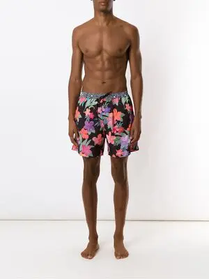 AMIR SLAMA Print Hibiscus Shorts