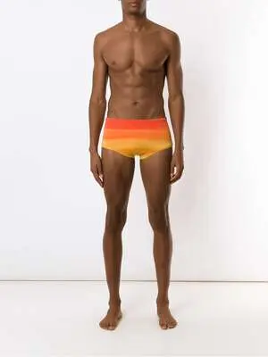 AMIR SLAMA Tie-dye Gradient Swimming Trunks