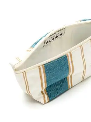 AMIR SLAMA Striped Makeup Bag