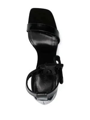 Filling Pieces Carabiner-heel Leather Sandals