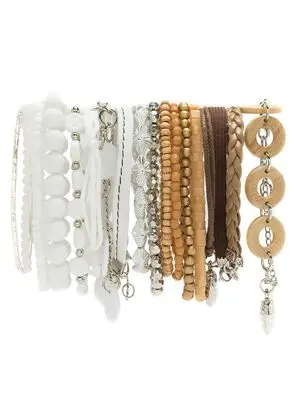 AMIR SLAMA Bracelet Set - White