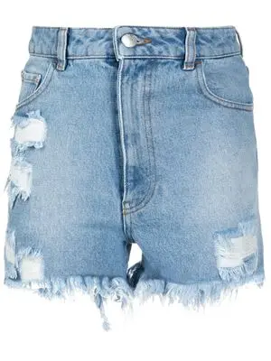 Gcds Denim Shorts For Women