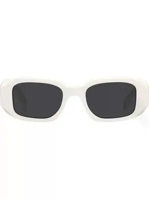 Prada Prada Eyewear Runway Oversize-Frame Sunglasses White