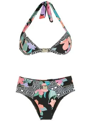 AMIR SLAMA Hibiscus Bikini Set