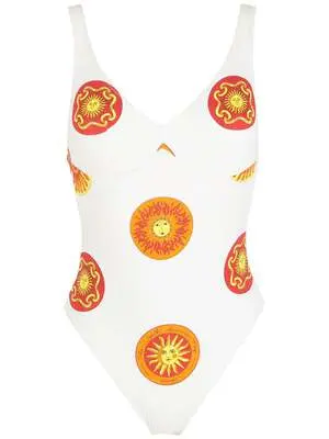 AMIR SLAMA Sol Swimsuit - White