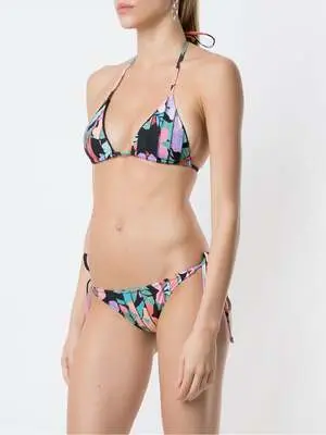 AMIR SLAMA Hibiscus Bikini Set