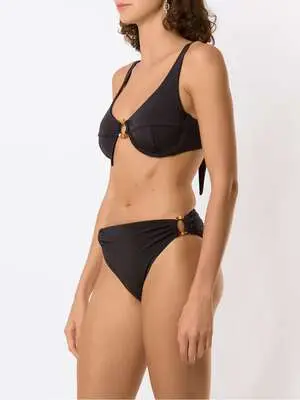 AMIR SLAMA Ring-details Bikini Set