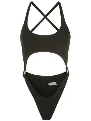 AMIR SLAMA High-leg One-piece Swimsuit