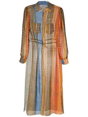 AMIR SLAMA Silk Shirt Dress