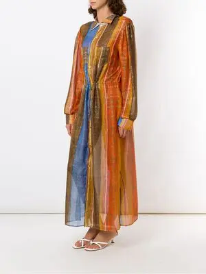 AMIR SLAMA Silk Shirt Dress