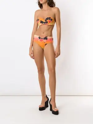 AMIR SLAMA Ilha De Hibiscus Bikini Set
