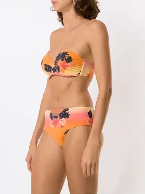 AMIR SLAMA Ilha De Hibiscus Bikini Set