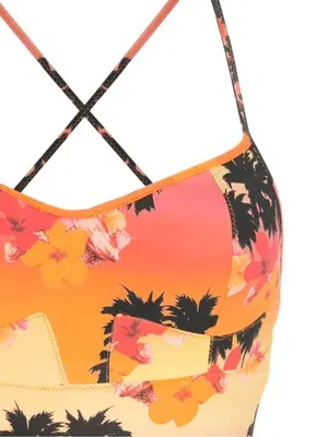 AMIR SLAMA Ilha De Hibiscus Swimsuit