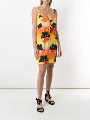 AMIR SLAMA Printed Dress