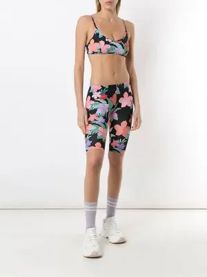 AMIR SLAMA Hibiscus Sport Top