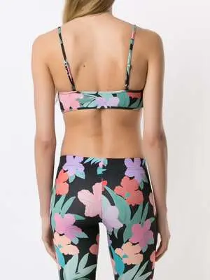 AMIR SLAMA Hibiscus Sport Top