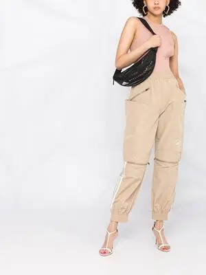 Stella McCartney Logo Stripe Zip Front Track Pants