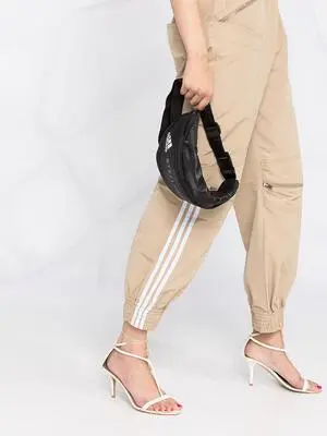 Stella McCartney Logo Stripe Zip Front Track Pants