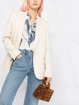 Stella McCartney Single-breasted Peak-lapel Blazer