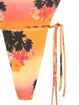 AMIR SLAMA Ilha De Hibiscus High-leg Swimsuit