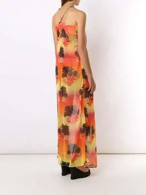 AMIR SLAMA Printed Maxi Dress