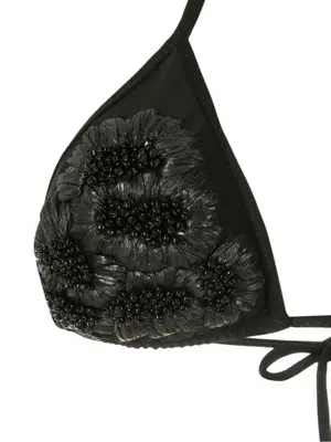 AMIR SLAMA Beaded Embroidery Bikini Set
