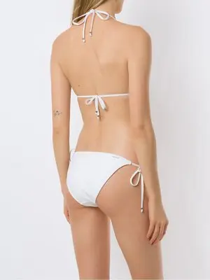AMIR SLAMA Beaded Embroidery Bikini Set