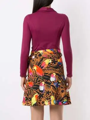 AMIR SLAMA Zipped Long Sleeves Bodysuit