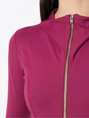 AMIR SLAMA Zipped Long Sleeves Bodysuit