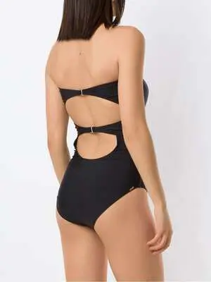 AMIR SLAMA Bandeau One-piece