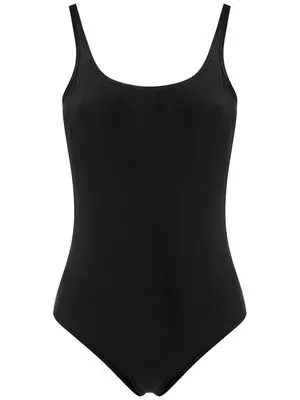 AMIR SLAMA Plunging Back One-piece - Black