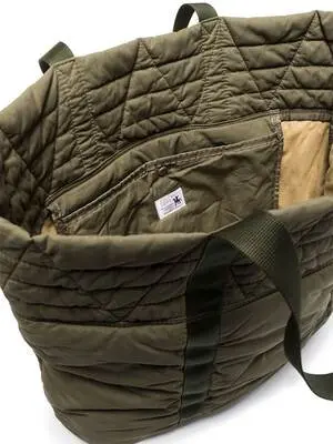 Visvim Nap Quilted Tote Bag - Green | Editorialist