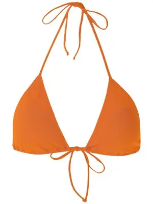 CLUBE BOSSA Aava Triangle Bikini Top - Orange