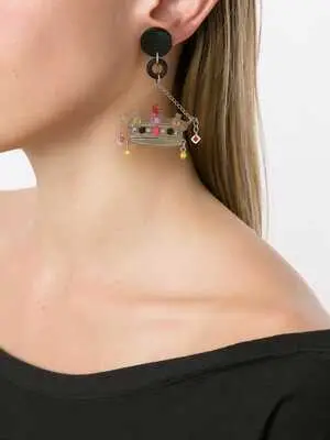 AMIR SLAMA Coroa Earrings