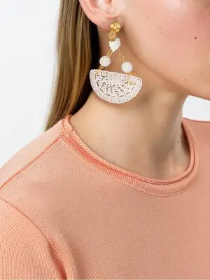 AMIR SLAMA Crochet Earrings