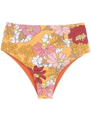 CLUBE BOSSA Casall Floral-print Bikini Bottom - Multicolour
