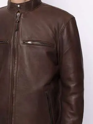 Ralph Lauren Lambskin Café Racer Jacket