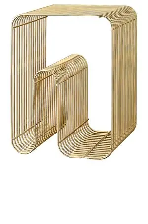 AYTM Curva Stool In Metallic