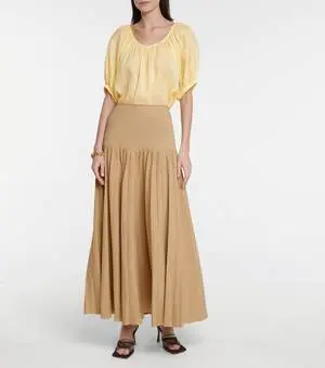 JOSEPH Sven Linen And Cotton Maxi Skirt