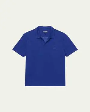 Vilebrequin Pyramid Linen Polo Shirt - Marrakech