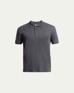 Vince Classic Slub Cotton Polo Shirt - Sphere