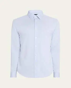 Theory Sylvain Shirt In Structure Knit - Olympic