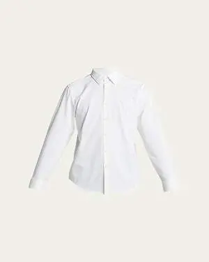 Theory Sylvain Shirt In Structure Knit - White