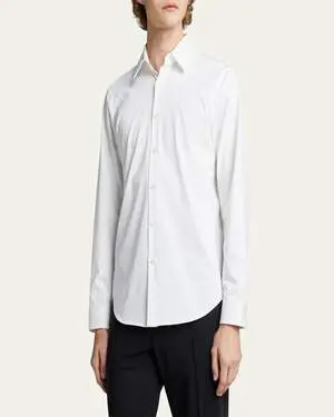Theory Sylvain Shirt In Structure Knit - White
