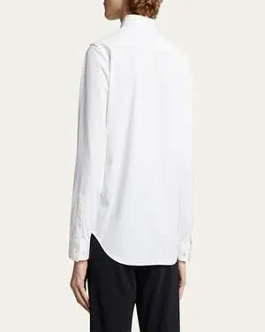 Theory Sylvain Shirt In Structure Knit - White